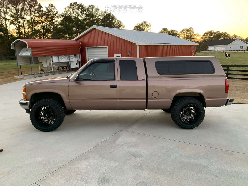 1995 Chevrolet C1500 with 20x12 -51 ARKON OFF-ROAD Cleopatra and 33/12 ...