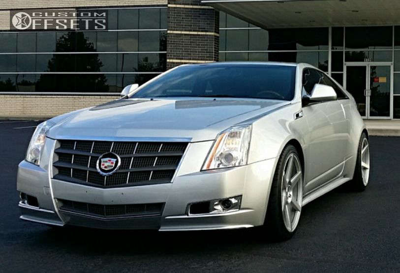 2011 Cadillac CTS with 20x9 35 Stance SC-6ix and 245/35R20 Nitto NT555 ...