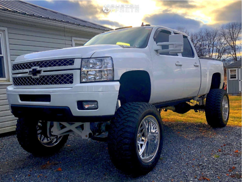 2011 Chevrolet Silverado 2500 HD with 24x14 -73 American Force Trax Ss ...
