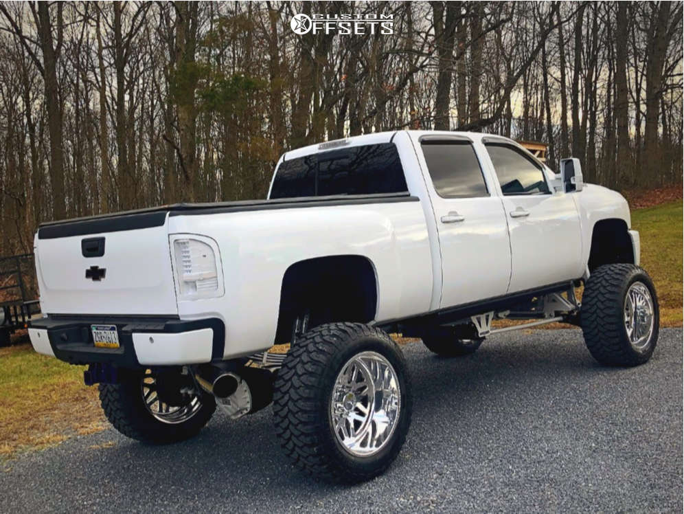 2011 Chevrolet Silverado 2500 HD with 24x14 -73 American Force Trax Ss ...