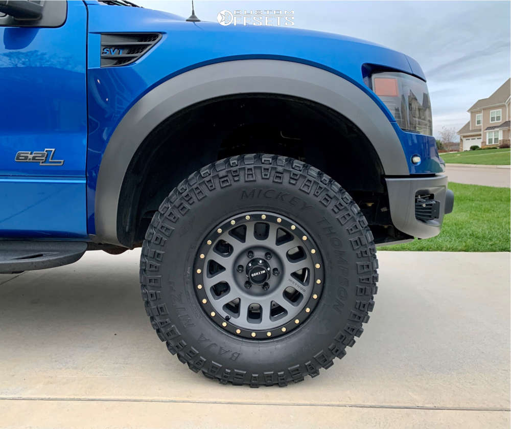 2013 Ford Raptor with 17x8.5 0 Method Grid and 35/12.5R17 Mickey ...
