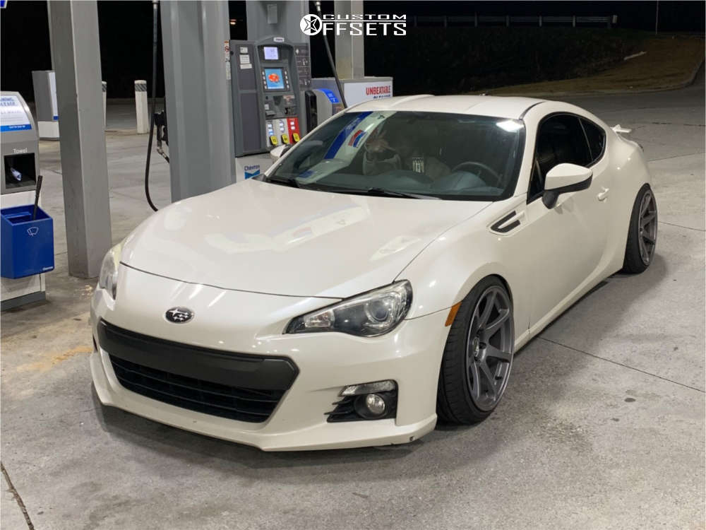 2013 Subaru BRZ with 18x9.5 15 MB Wheels Battles and 225/40R18 Achilles ...
