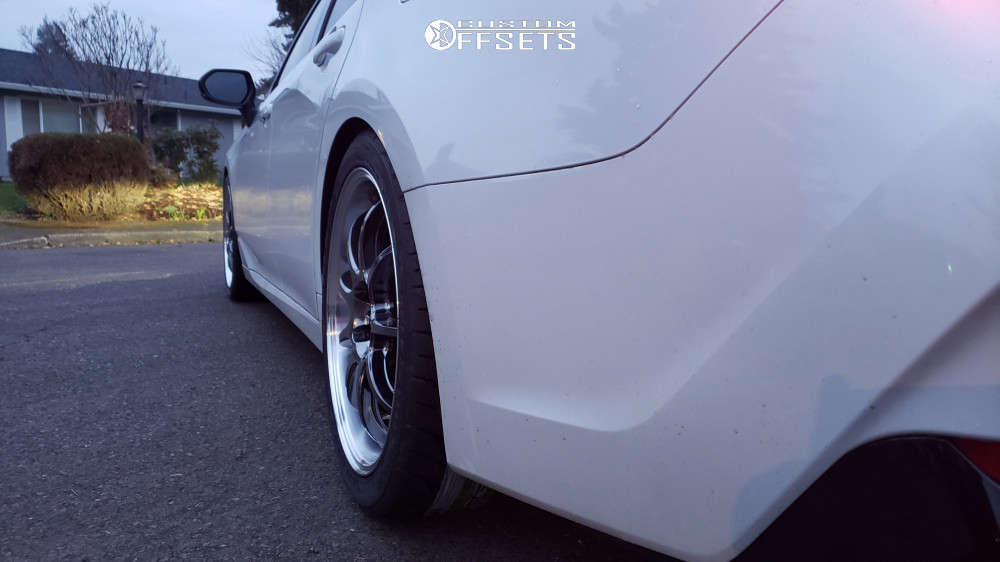 2019 Toyota Avalon with 19x8.5 38 Work D9r and 245/40R19 Federal SS595 ...