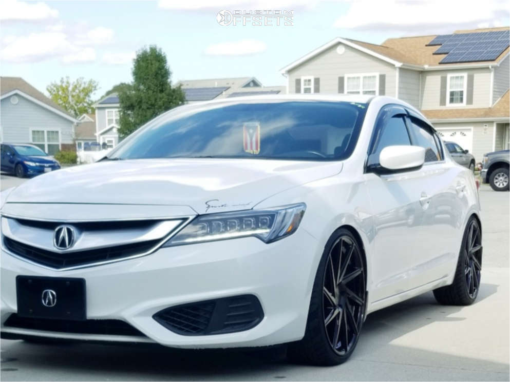 2016 Acura ILX with 20x8.5 35 F1R F29 and 235/30R20 Ohtsu Fp8000 and ...