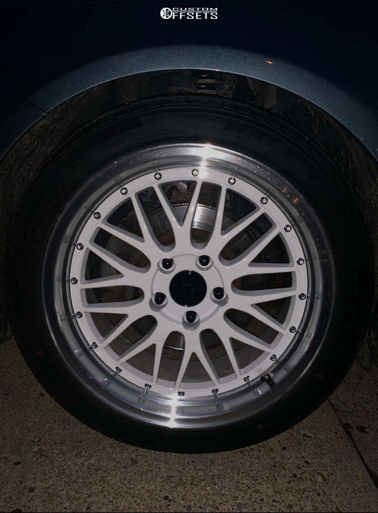 2012 Ford Fusion with 18x8 34 JNC JNC005 and 225/45R18 Thunderer Mach ...