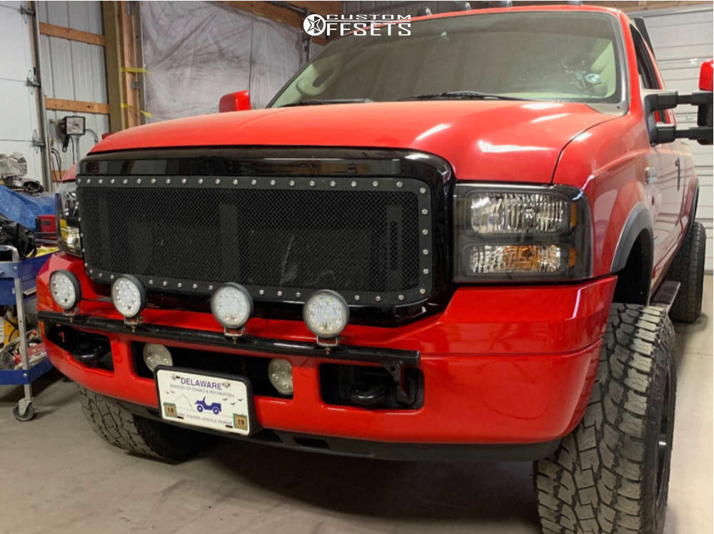 2007 Ford F-350 Super Duty with 18x12 -44 Moto Metal Mo962 and 33/12 ...