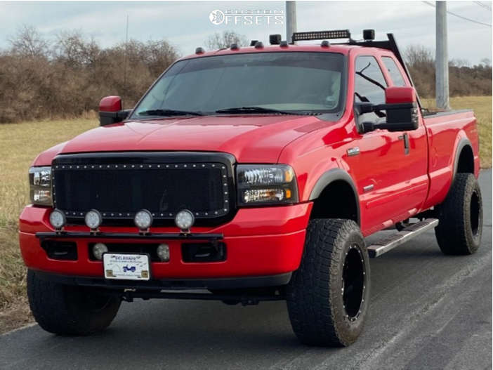 2007 Ford F-350 Super Duty with 18x12 -44 Moto Metal Mo962 and 33/12 ...