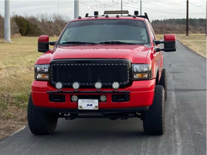2007 Ford F-350 Super Duty with 18x12 -44 Moto Metal Mo962 and 33/12 ...