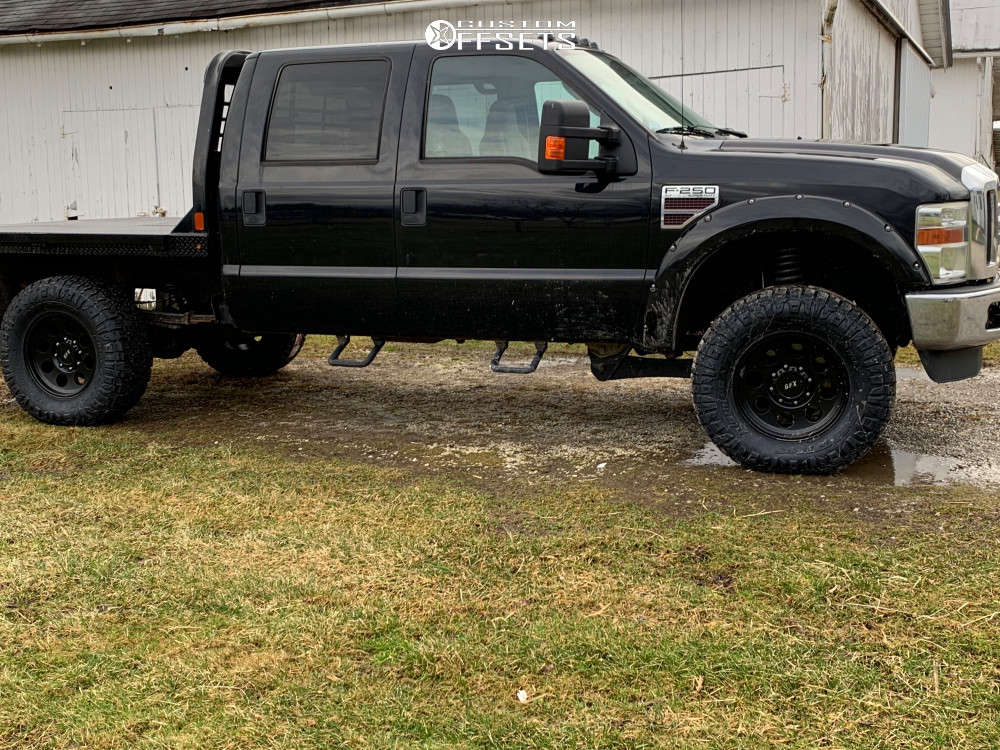 2009 Ford F-250 Super Duty with 18x9 0 G-FX Tr10 and 35/12.5R18 Nitto ...
