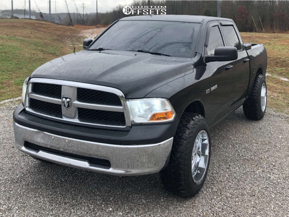 2010 Dodge Ram 1500 with 20x12 -44 Savage Offroad Sa01 and 35/12.5R20 ...