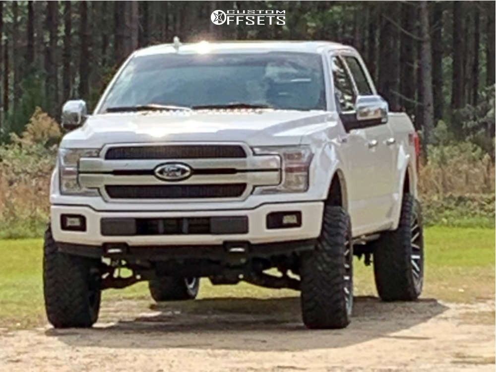 2019 Ford F-150 with 22x10 -25 Dropstars 654mb and 35/12.5R22 Toyo ...