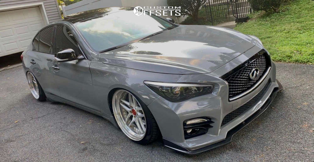 2016 INFINITI Q50 with 19x10.5 18 GMR Vss-1 and 255/35R19 Falken Azenis ...