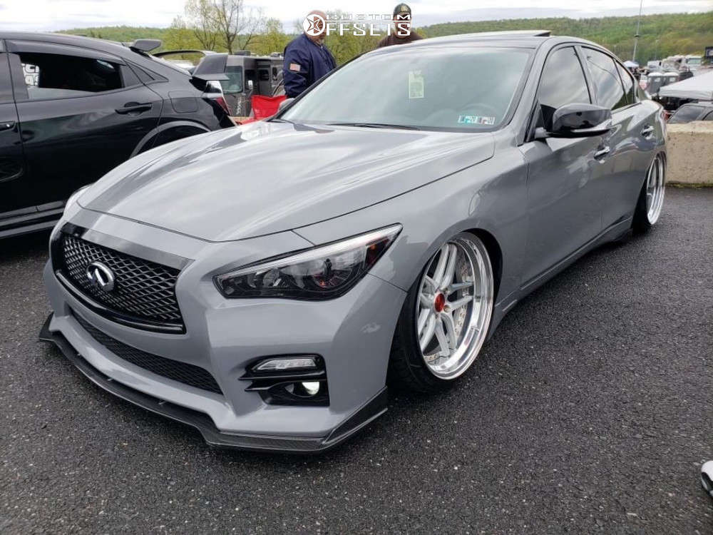 2016 INFINITI Q50 with 19x10.5 18 GMR Vss-1 and 255/35R19 Falken Azenis ...