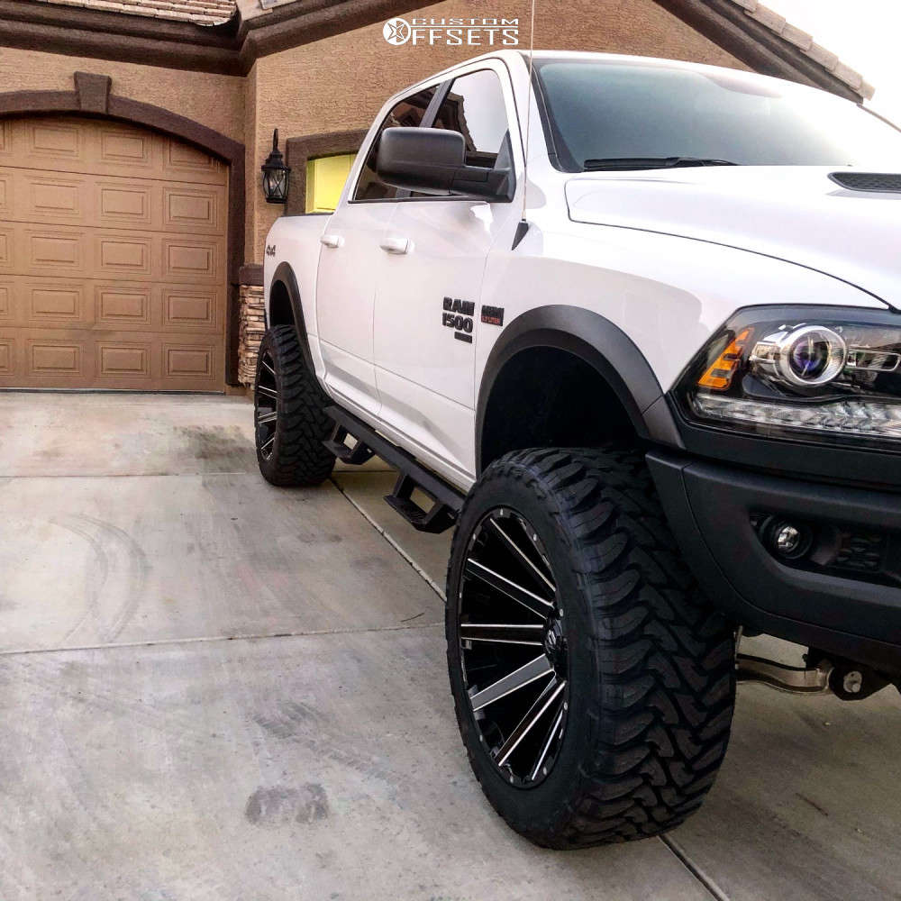 2019 Ram 1500 Classic with 24x12 -44 Fuel Contra and 37/13.5R24 Toyo ...