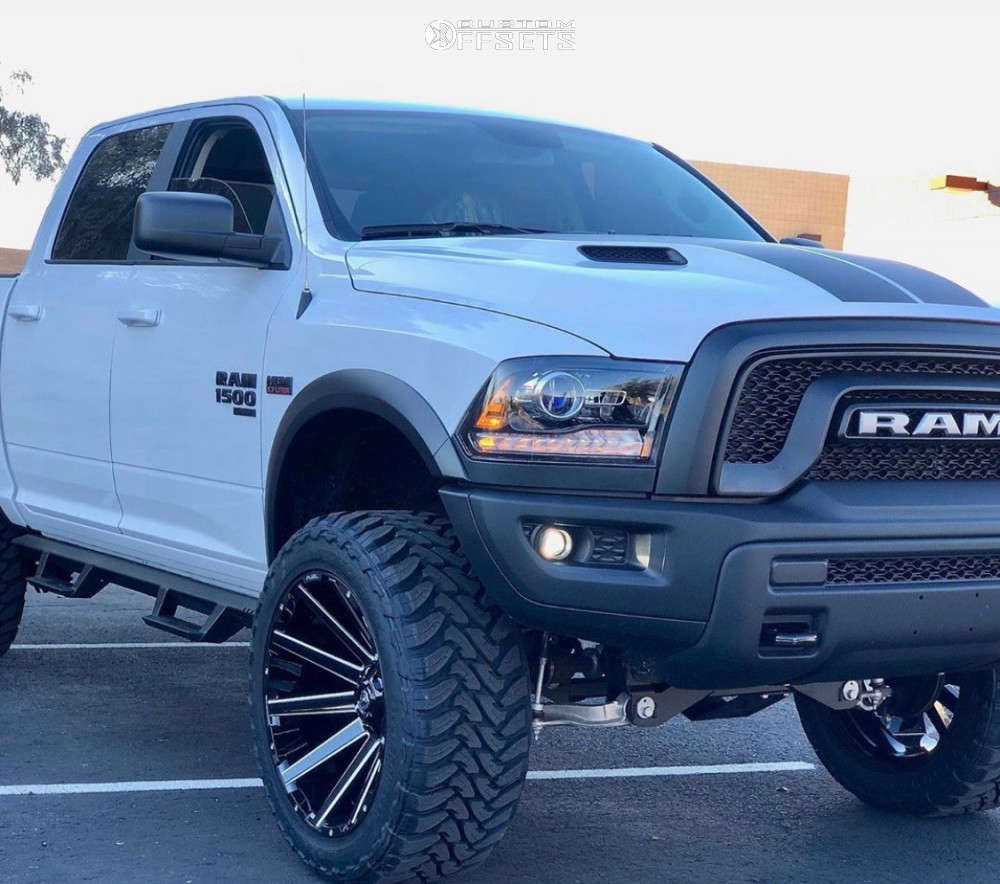 2019 Ram 1500 Classic with 24x12 -44 Fuel Contra and 37/13.5R24 Toyo ...