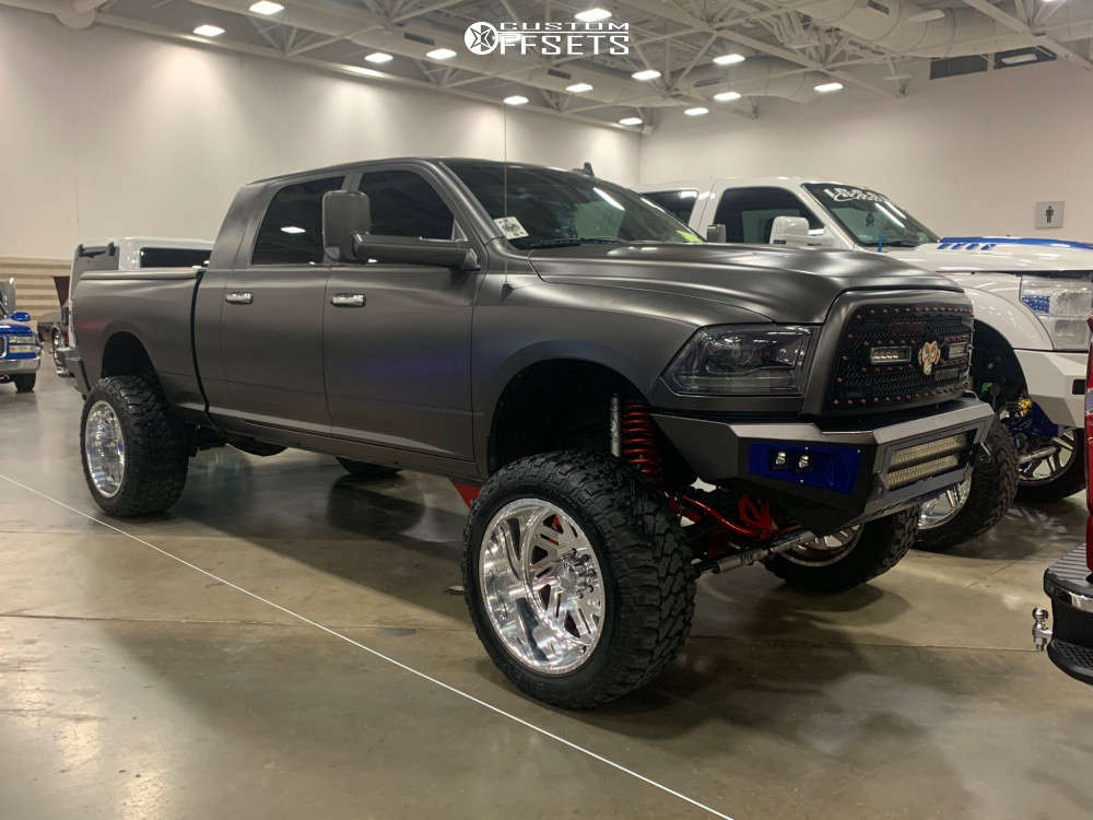 2016 Ram 2500 with 24x14 -73 American Force Cage Sf and 38/15.5R24 Fury ...
