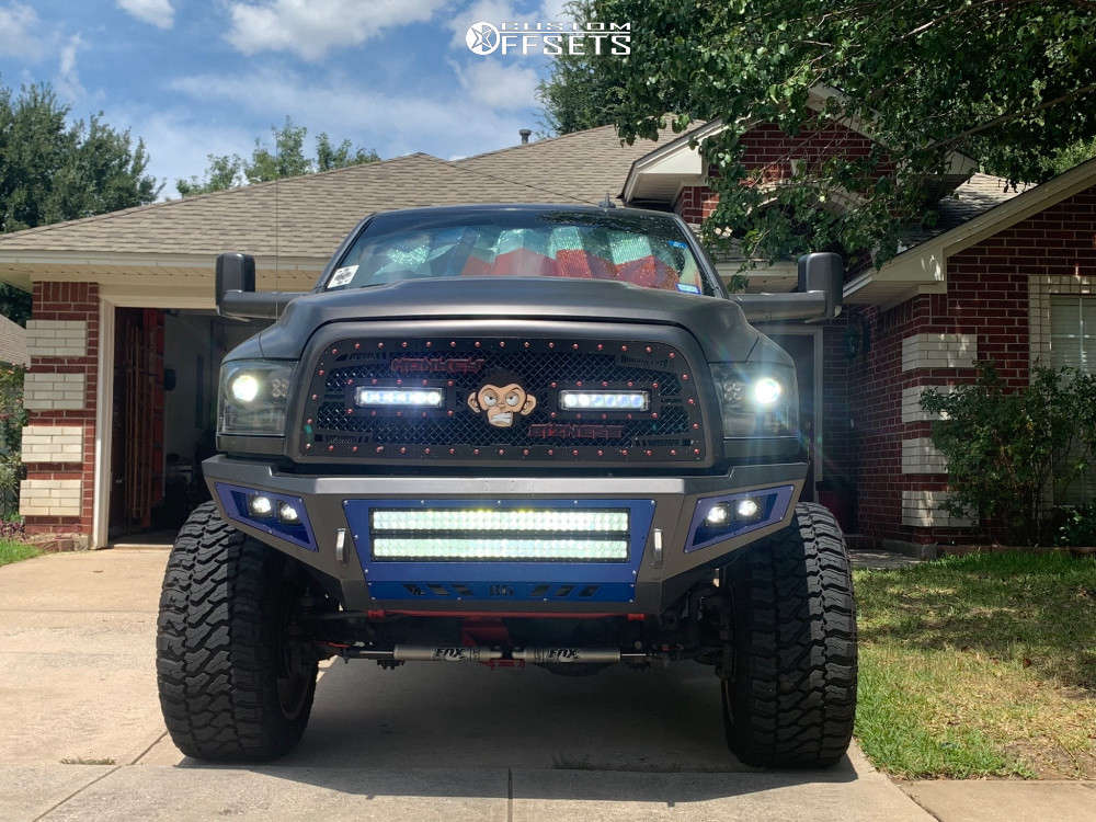 2016 Ram 2500 with 24x14 -73 American Force Cage Sf and 38/15.5R24 Fury ...
