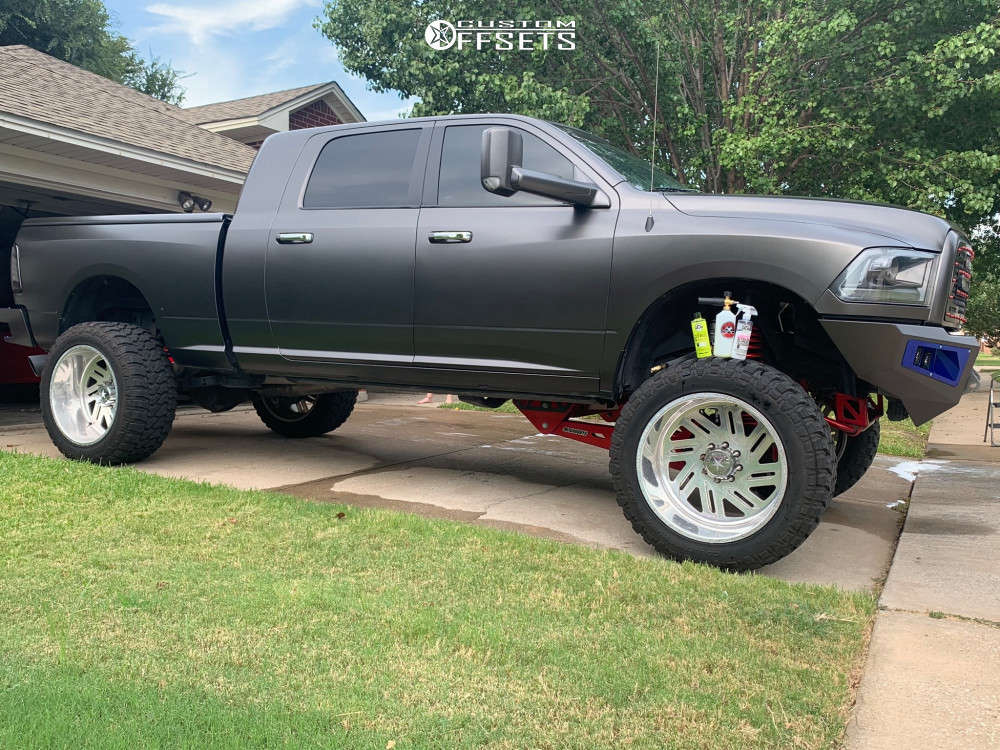 2016 Ram 2500 with 24x14 -73 American Force Cage Sf and 38/15.5R24 Fury ...