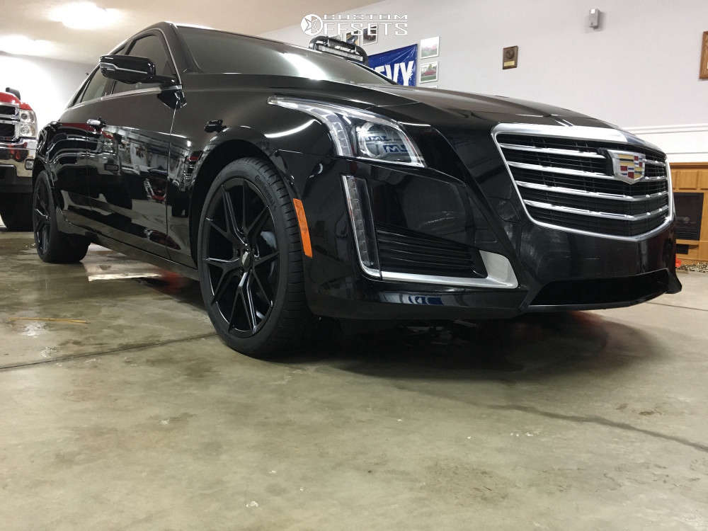 2019 Cadillac CTS with 19x8.5 30 Verde Axis and 255/35R19 Continental ...