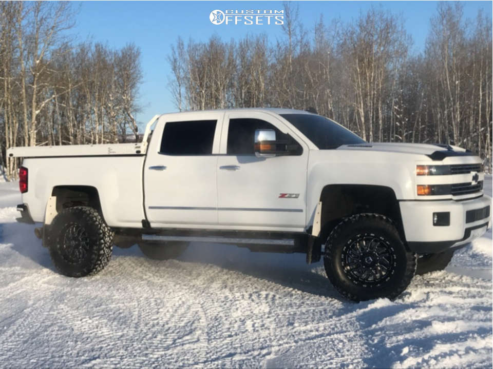 2019 Chevrolet Silverado 3500 HD with 20x9 18 TIS 544BM and 37/12.5R20 ...