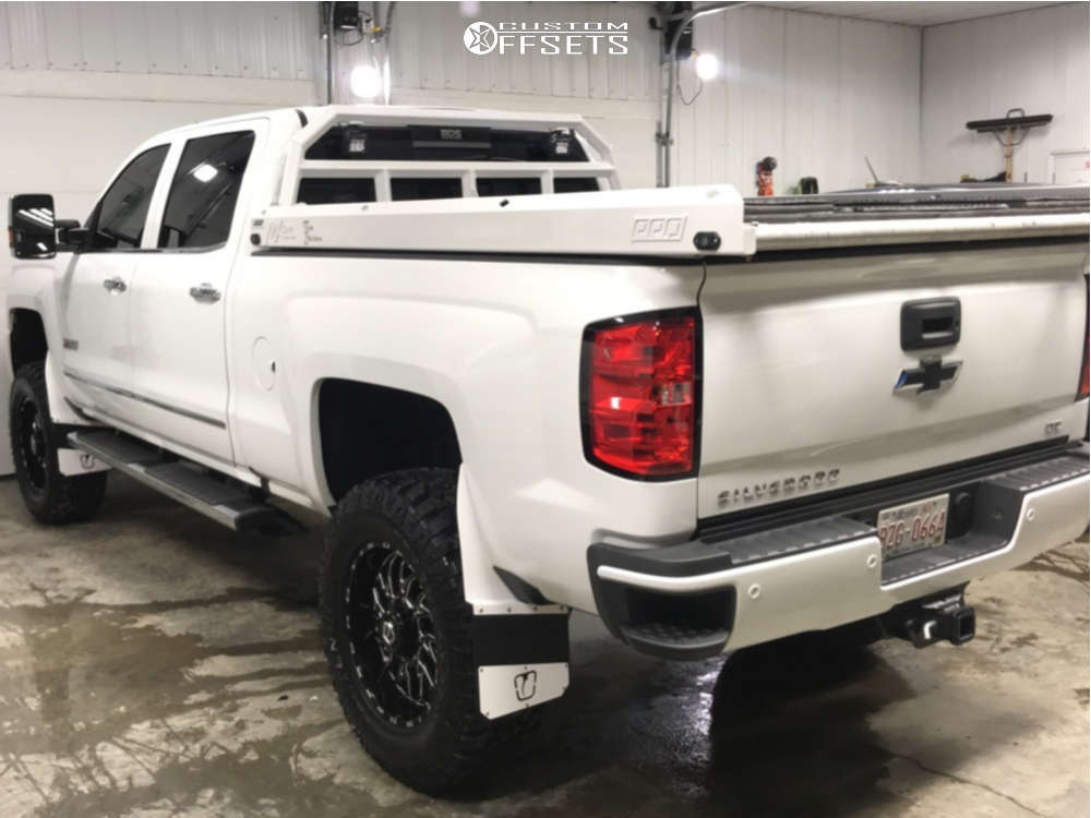 2019 Chevrolet Silverado 3500 HD with 20x9 18 TIS 544BM and 37/12.5R20 ...