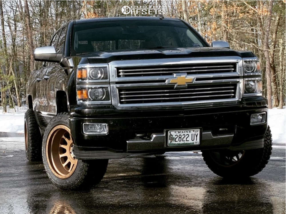 2014 Chevrolet Silverado 1500 with 20x12 -52 Method Mr605 and 33/12 ...