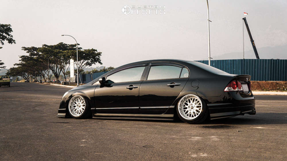 2008 Honda Civic with 17x10 10 Work VS XX and 215/40R17 Accelera Phi-r ...
