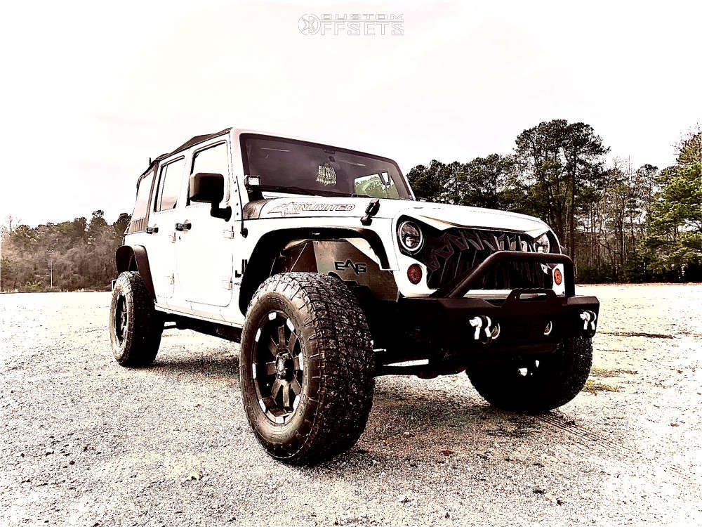 2011 Jeep Wrangler with 18x9 0 American Racing ATX Atx 185 and 33/18 ...