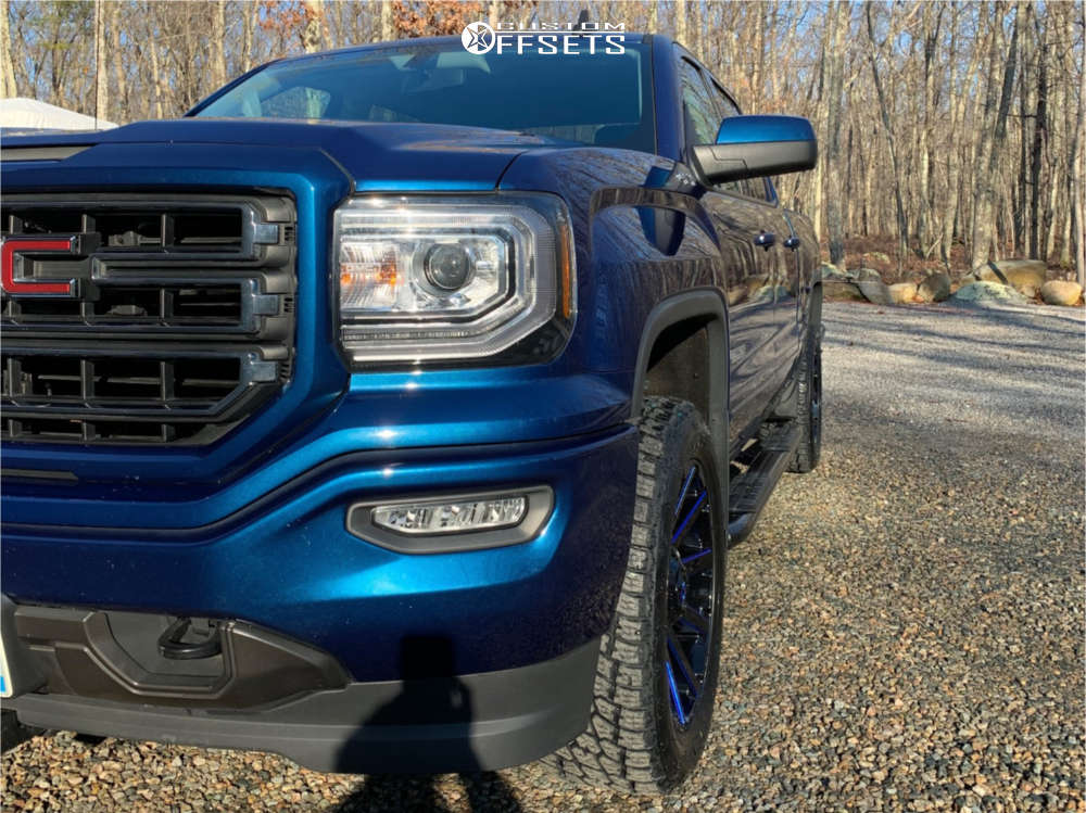 2017 GMC Sierra 1500 with 20x9 20 Fuel Contra and 275/55R20 Nitto Terra ...