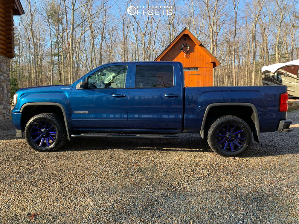 2017 GMC Sierra 1500 with 20x9 20 Fuel Contra and 275/55R20 Nitto Terra ...