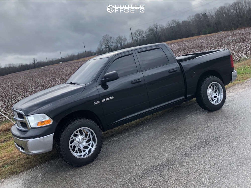2010 Dodge Ram 1500 with 20x12 -44 Savage Offroad Sa01 and 35/12.5R20 ...