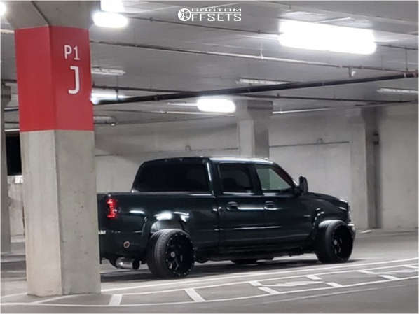 2003 GMC Sierra 2500 HD Classic with 22x14 -76 Scorpion Sc24 and 335 ...