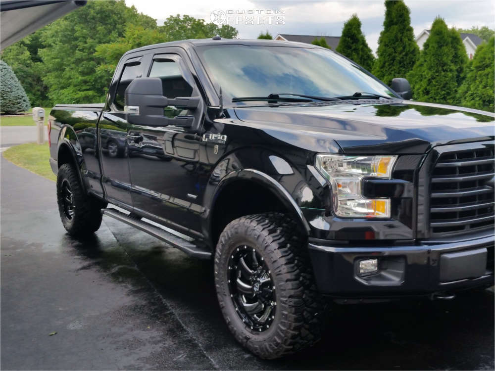 2017 Ford F-150 with 17x9 -12 Fuel Cleaver and 33/12.5R17 Nitto Ridge ...