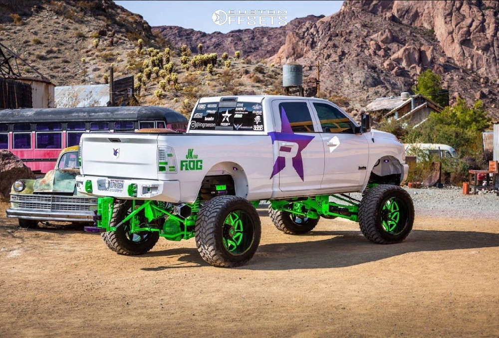 2017 Ram 2500 with 24x14 -76 RBP Forged 34rf Badlands and 40/15.5R24 ...