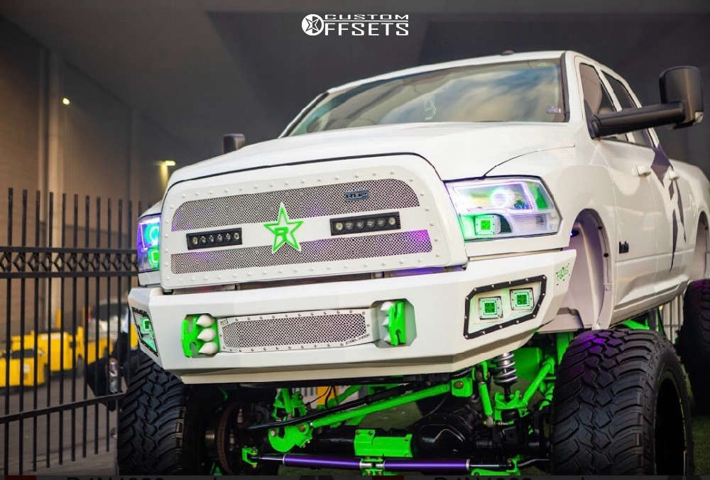 2017 Ram 2500 with 24x14 -76 RBP Forged 34rf Badlands and 40/15.5R24 ...