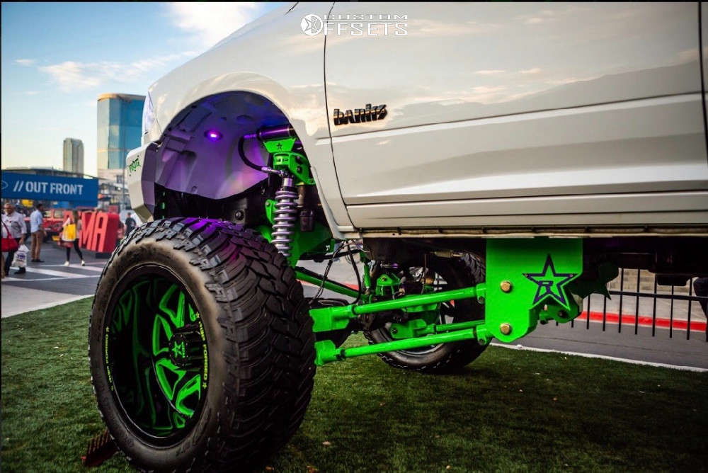 2017 Ram 2500 with 24x14 -76 RBP Forged 34rf Badlands and 40/15.5R24 ...