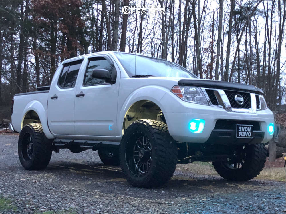 2014 Nissan Frontier with 20x10 -24 Anthem Off-Road Gunner and 295 ...