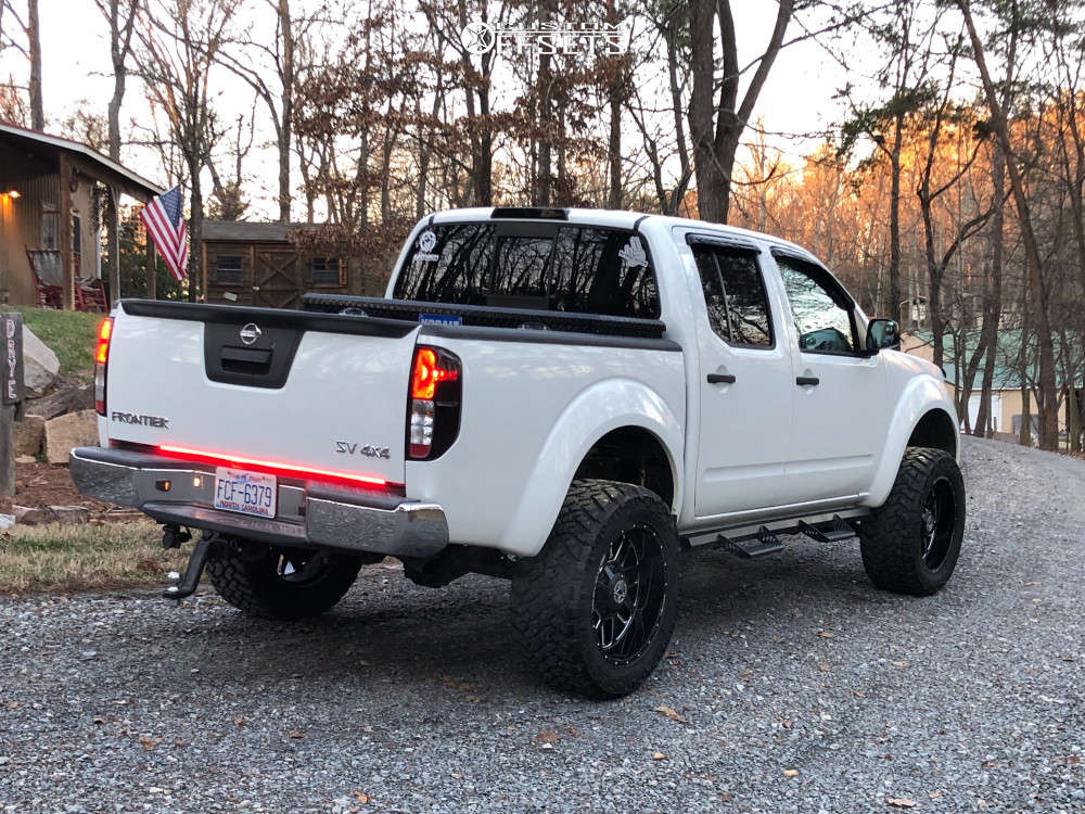 2014 Nissan Frontier with 20x10 -24 Anthem Off-Road Gunner and 295 ...