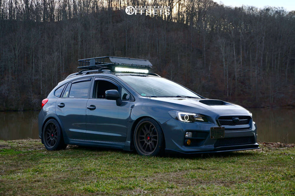 2013 Subaru Crosstrek with 18x8.5 35 Aodhan Ah07 and 225/40R18 Nankang ...