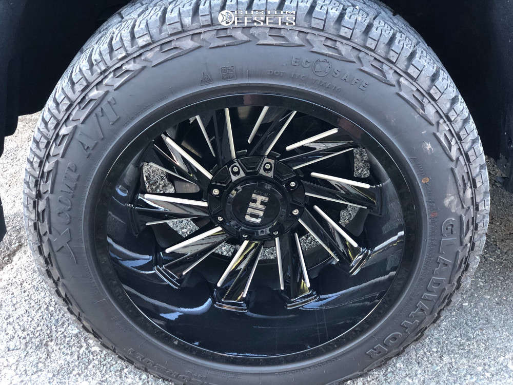 2018 Chevrolet Silverado 1500 with 20x12 -44 Fast HD Twisted and 33/12 ...