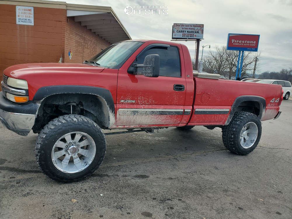 2001 Chevrolet Silverado 2500 with 20x12 -44 Mazzi Hulk and 35/12.5R20 ...