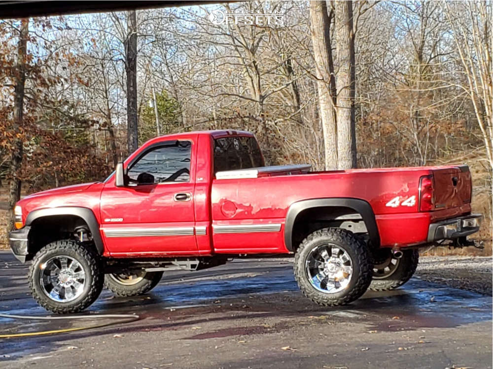 2001 Chevrolet Silverado 2500 with 20x12 -44 Mazzi Hulk and 35/12.5R20 ...
