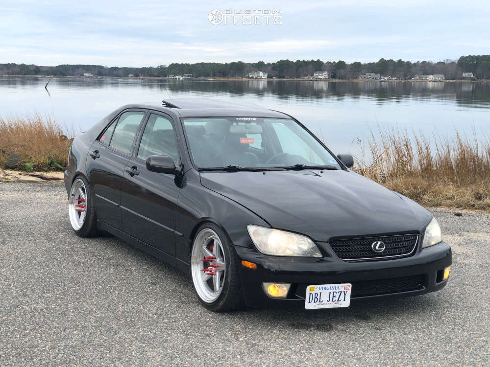 2003 Lexus IS300 with 18x8.5 35 Aodhan Ds05 and 215/40R18 Nitto Neo Gen ...