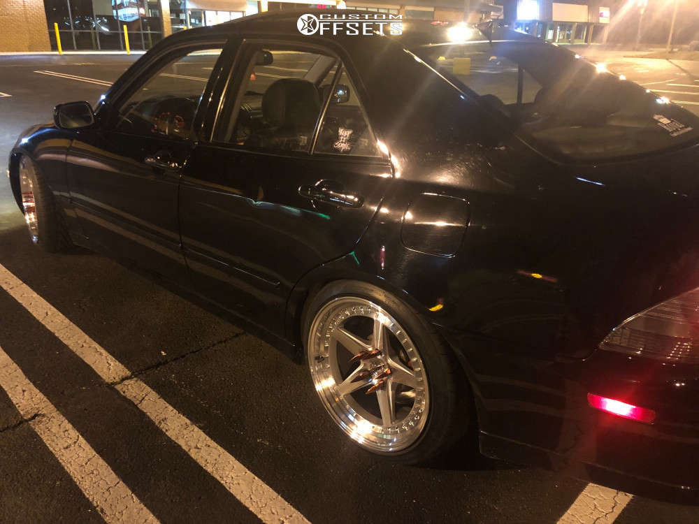 2003 Lexus IS300 with 18x8.5 35 Aodhan Ds05 and 215/40R18 Nitto Neo Gen ...