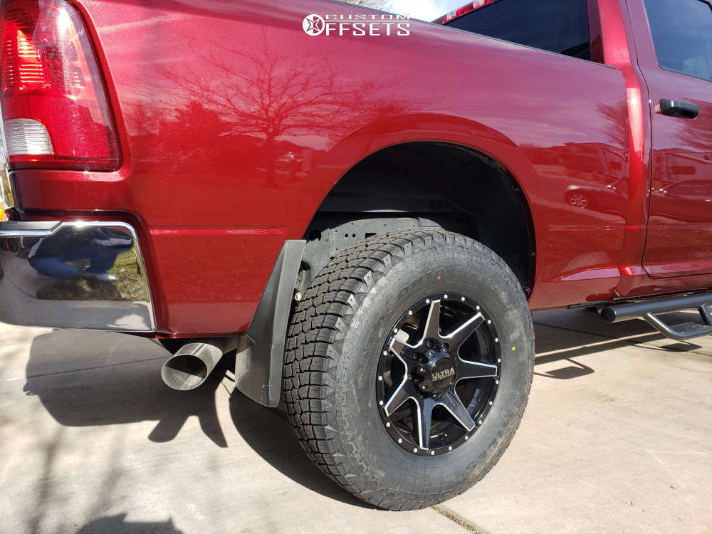 2018 Ram 2500 with 18x9 12 Ultra Tempest and 35/12.5R18 Milestar ...