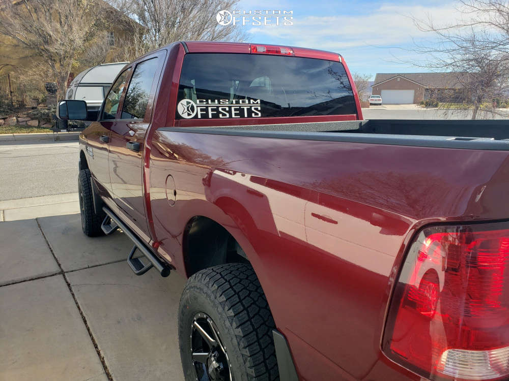 2018 Ram 2500 with 18x9 12 Ultra Tempest and 35/12.5R18 Milestar ...