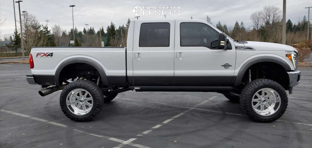 2016 Ford F-250 Super Duty with 22x12 -51 Fuel Forged Ff09 and 37/13 ...