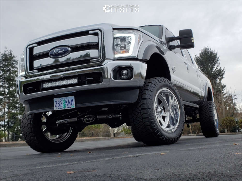 2016 Ford F-250 Super Duty with 22x12 -51 Fuel Forged Ff09 and 37/13 ...
