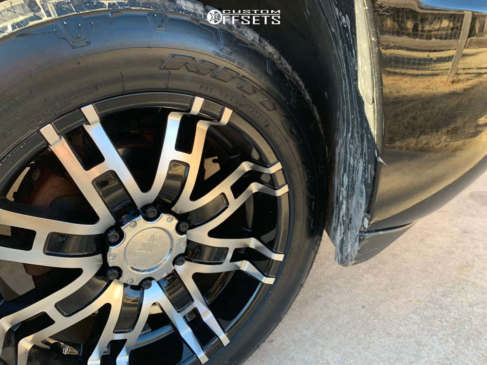 2008 Chevrolet Avalanche 1500 with 20x9 18 Helo He835 and 275/55R20 ...