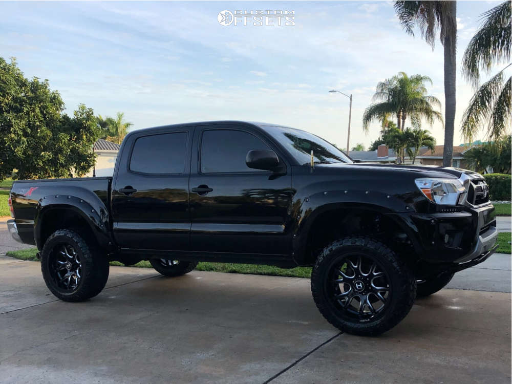 2015 Toyota Tacoma with 20x10 -19 Hostile Rage and 275/55R20 Nitto ...
